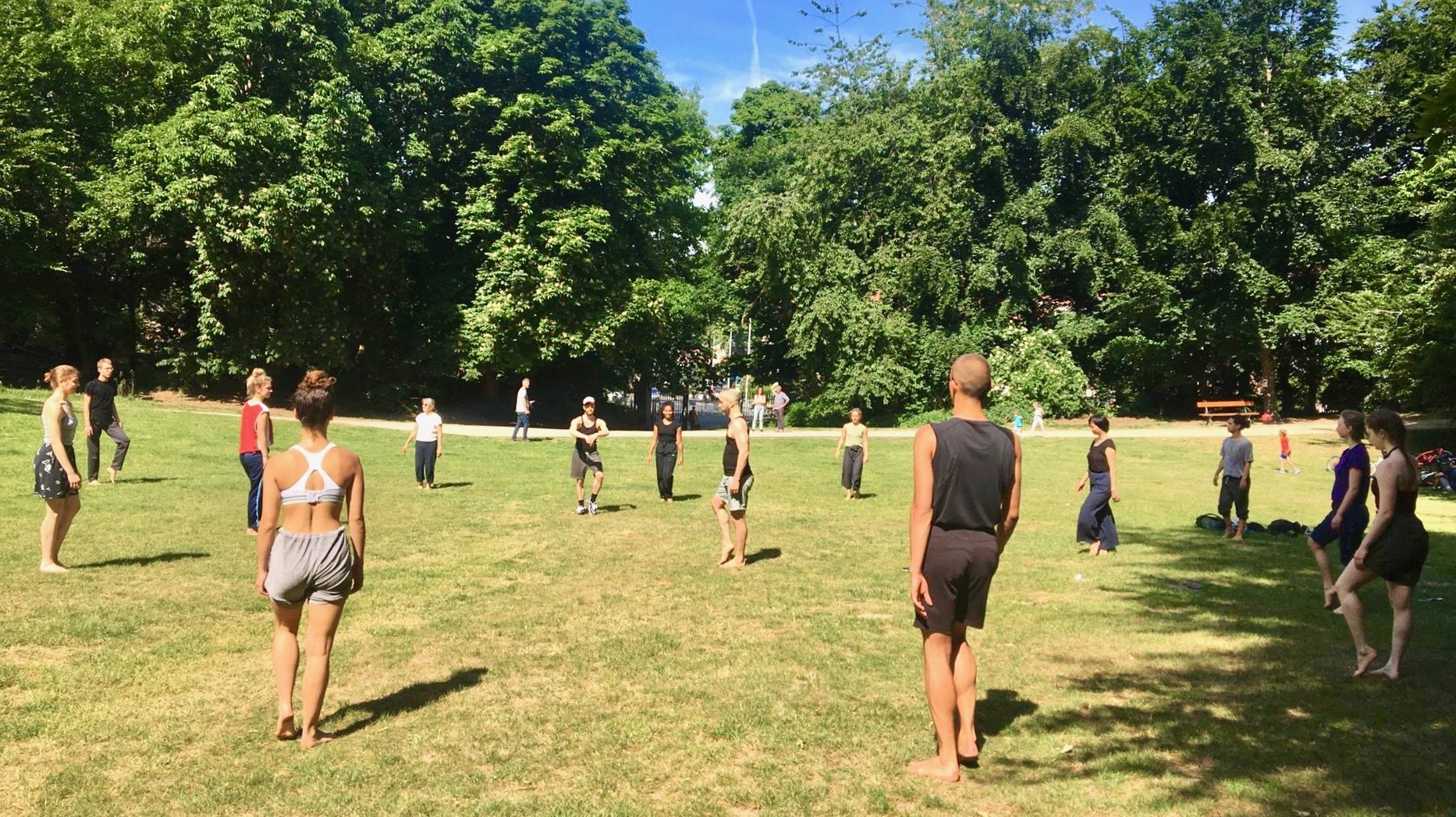 Open air classes with David Hernandez | P.A.R.T.S.